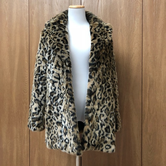 H&M | Jackets & Coats | Nwt Hm Leopard Print Coat | Poshmark